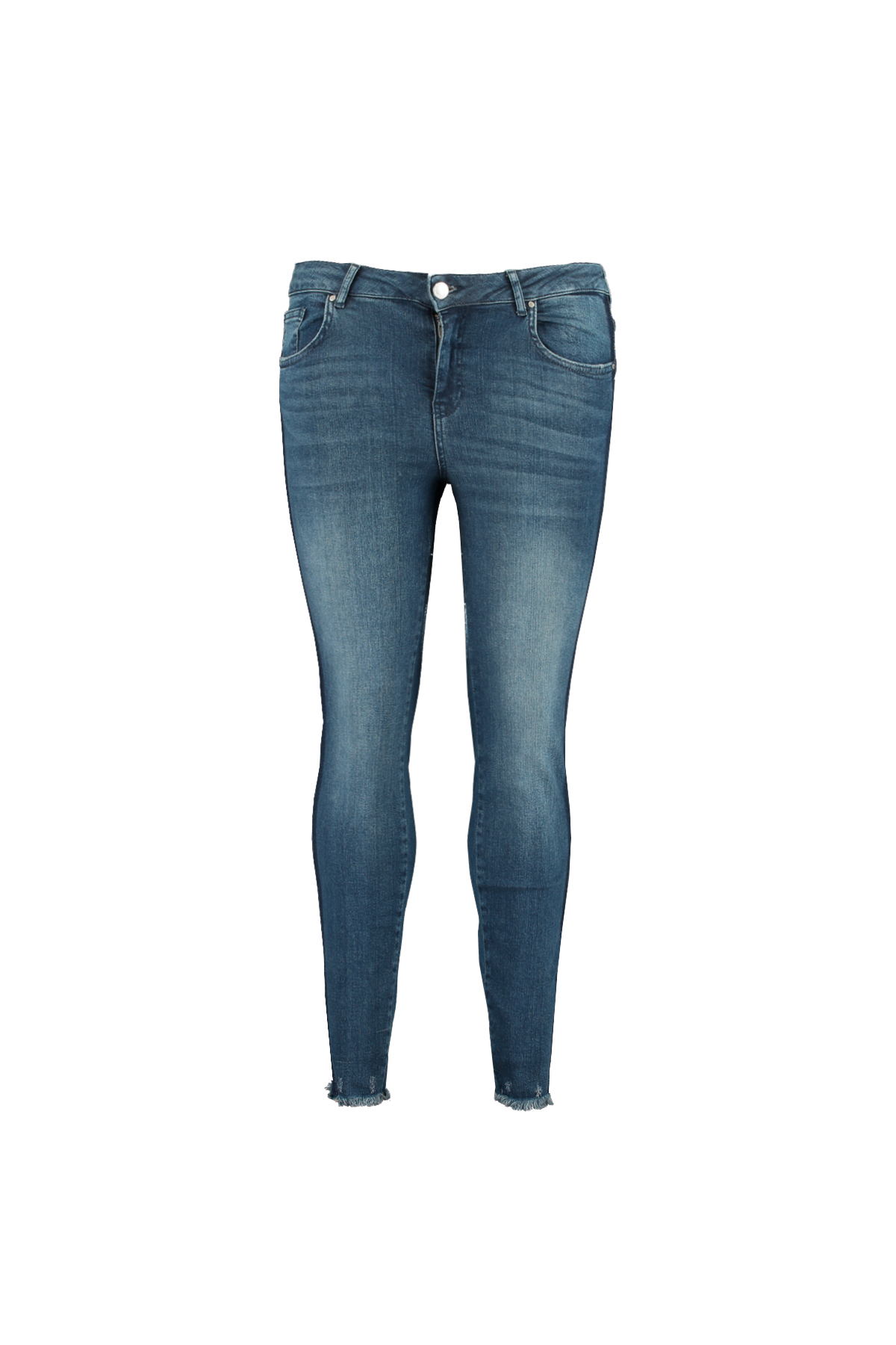Femmes Jean court coupe skinny | MS Mode