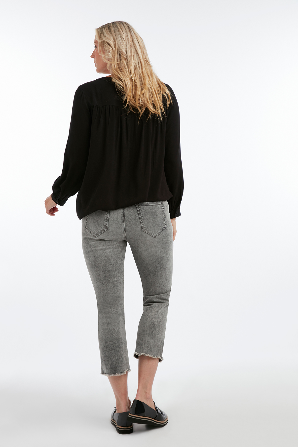 Femmes Jean court coupe droite | MS Mode